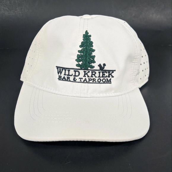 Accessories | Wild Kriek Bar Hat Taproom Pine Tree Squirrel Logo White ...